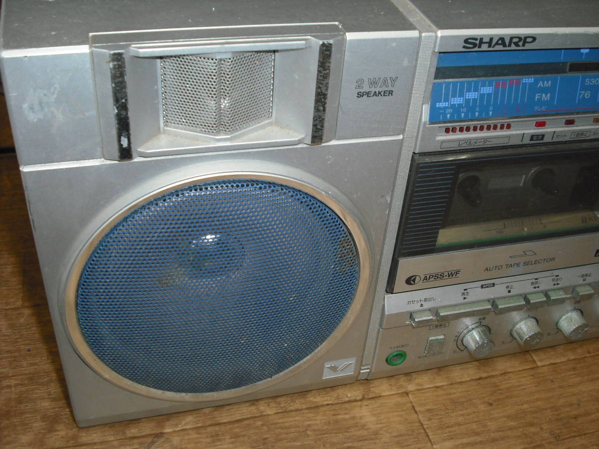 8366 SHARP GF-490 ラジカセ 通電〇(ラジカセ)｜売買されたオークション情報、yahooの商品情報をアーカイブ公開 - オークファン（aucfan.com）
