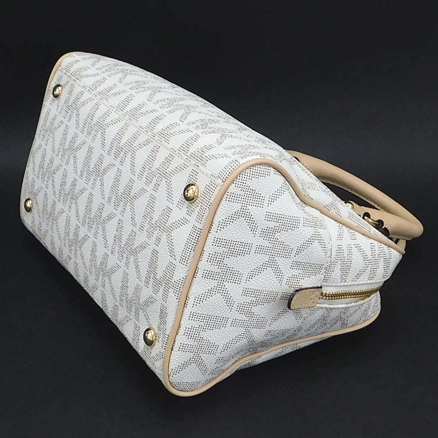 1円 同様 マイケルコース 2wayバッグ ホワイト系 PVC MKシグネチャー MICHAEL KORS E.Bls.An-19(女性用)｜売買されたオークション情報、yahooの商品情報を ...