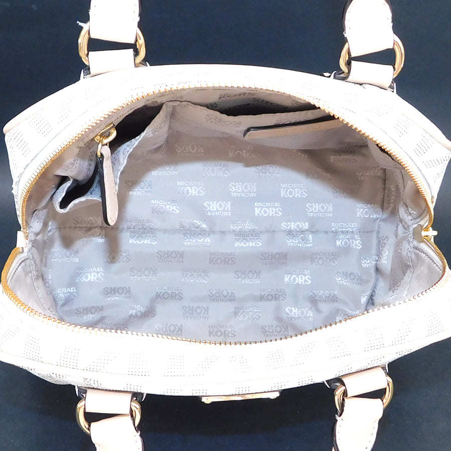 1円 同様 マイケルコース 2wayバッグ ホワイト系 PVC MKシグネチャー MICHAEL KORS E.Bls.An-19(女性用)｜売買されたオークション情報、yahooの商品情報を ...