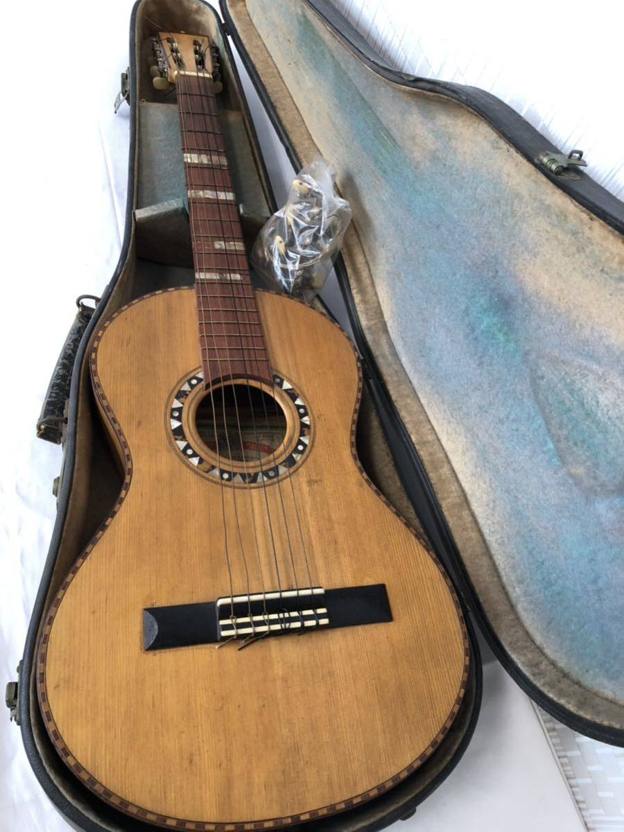 IBANEZ SALVADOR copy of raffaele calace サルバドール クラシックギター 全長91㎝ ハードケース ...