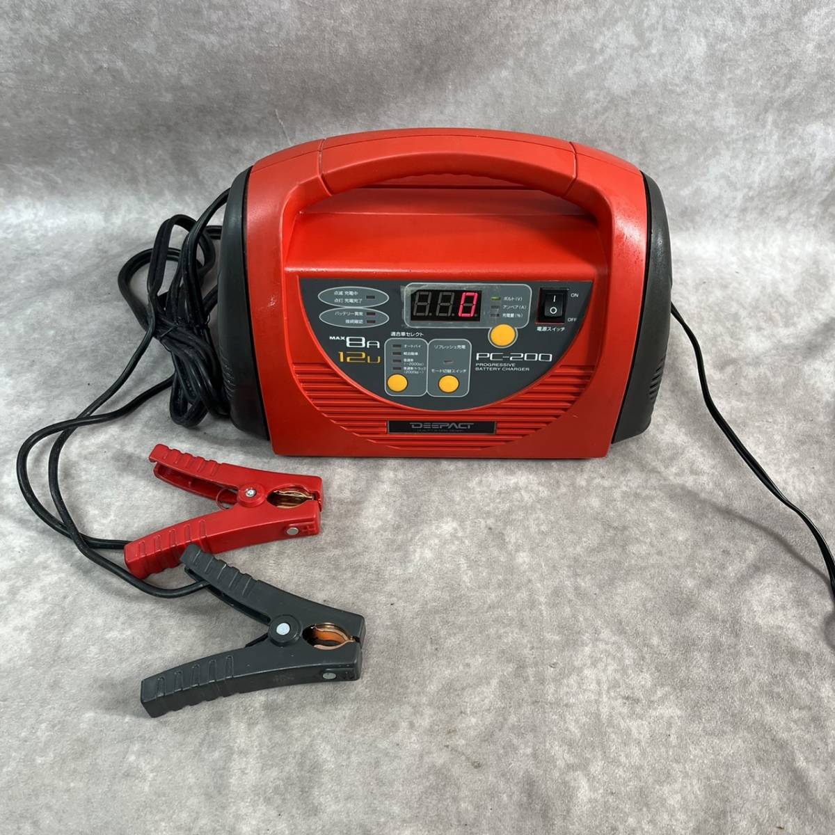 通電確認済み バッテリーチャージャー バッテリー充電器 PC-200 DEEPACT オート充電(充電器)｜売買されたオークション情報、yahooの商品情報をアーカイブ公開 - オークファン ...