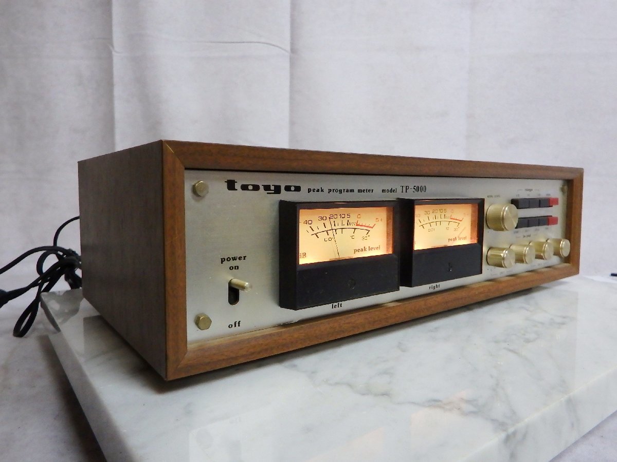 K ジャンク TOYO トーヨー TP-5000 ピークプログラムメーター(オーディオ機器)｜売買されたオークション情報、yahooの商品情報をアーカイブ公開 - オークファン（aucfan.com）