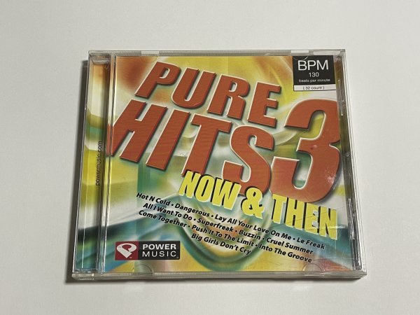 エアロビクスCD POWER MUSIC PURE HITS 3 NOW & THEN BPM130 Katy Perry ABBA Chic ...