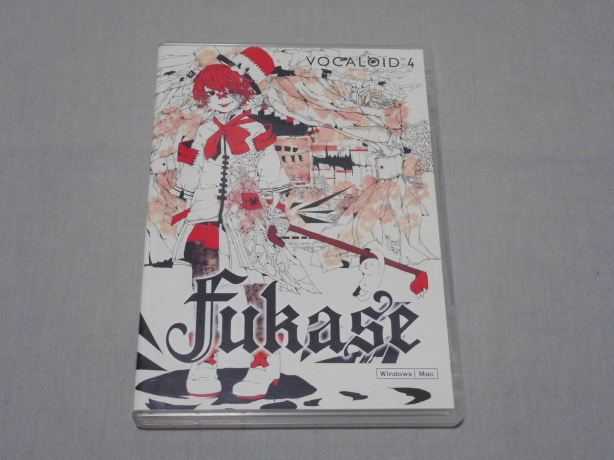 Win&Mac Vocaloid 4 Library Fukase パッケージ版 ジャンク Windows Macintosh ボーカロイド4 ...