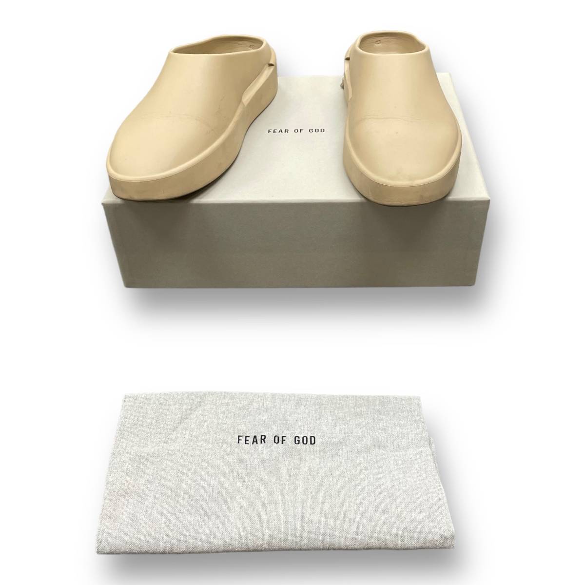 1円スタート FEAR OF GOD THE CALIFORNIA SLIP-ON カリフォルニア スリッポン サンダル フィアオブゴッド ...