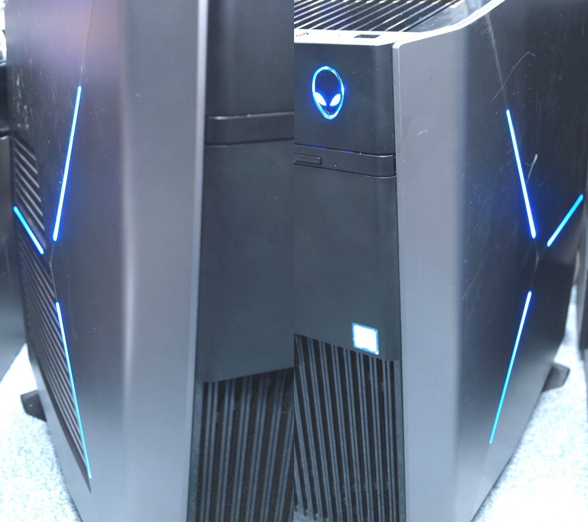 NoT126 ゲーミング/動画編集にもOK 光る Alienware Aurora R7 Core i7 8700 3.2GHz/16GB/256GB+2TB/GTX1080 ...