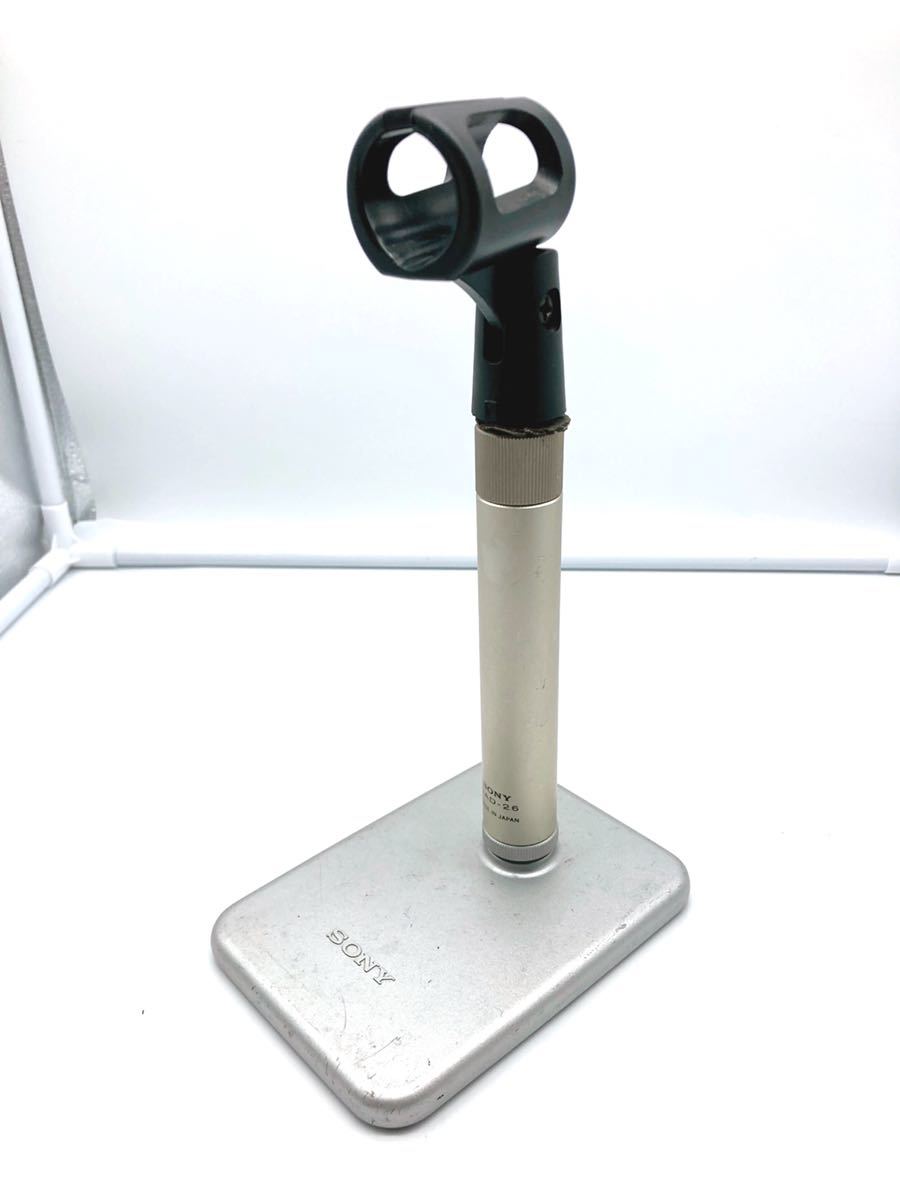 SONY/ソニー/SAD-26/MICROPHONE TABLE STAND/A-25/マイクスタンド/音響機材/昭和レトロ/ 品/現状品 ...