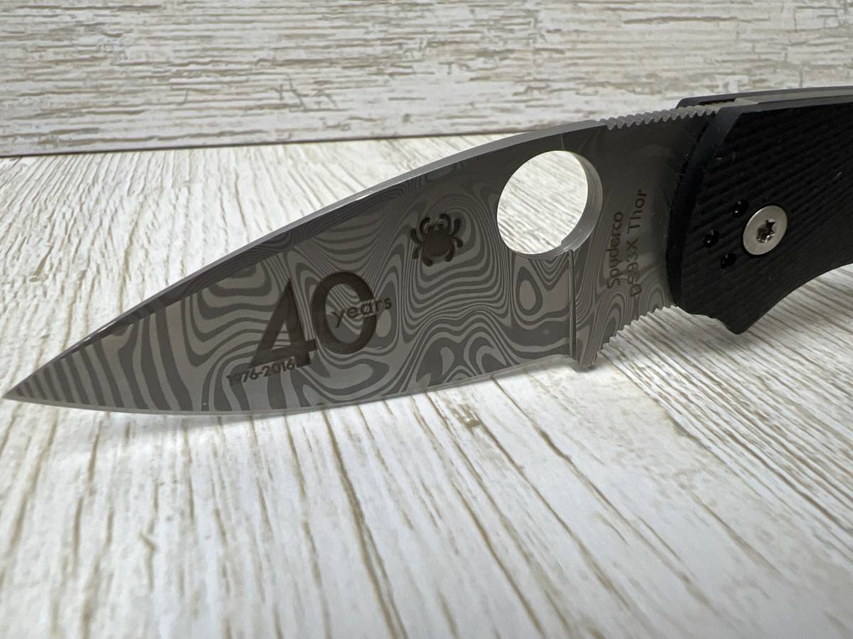 KNIFE Spyderco NATIVE 5 40TH ANNIVERSARY CARBON FIBER spyderco benchmade coldsteel helle esee ...