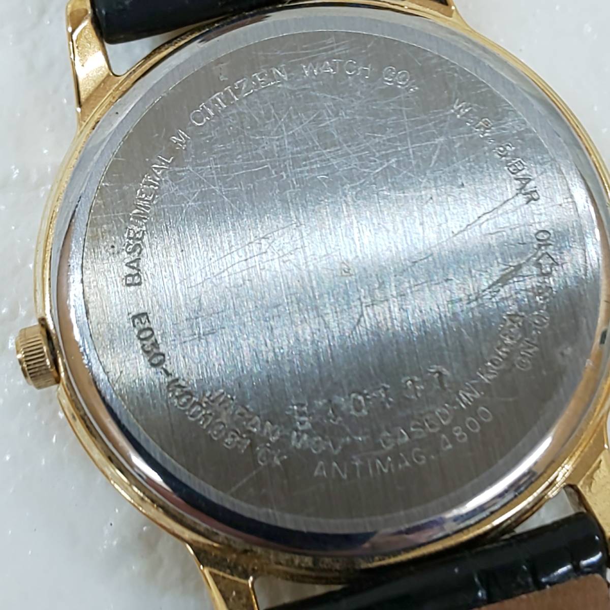 シチズン CITIZEN E030-K001081 Ck エコドライブ Eco Drive ゴールドケース 純正革ベルト 電池交換済 即発送(その他)｜売買されたオークション情報、yahooの ...