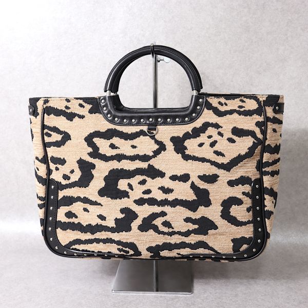 M3-WF219 サザビー SAZABY ハンドバッグ 鞄 ブラウン レオパード レディース 女性用(かばん、バッグ)｜売買されたオークション ...