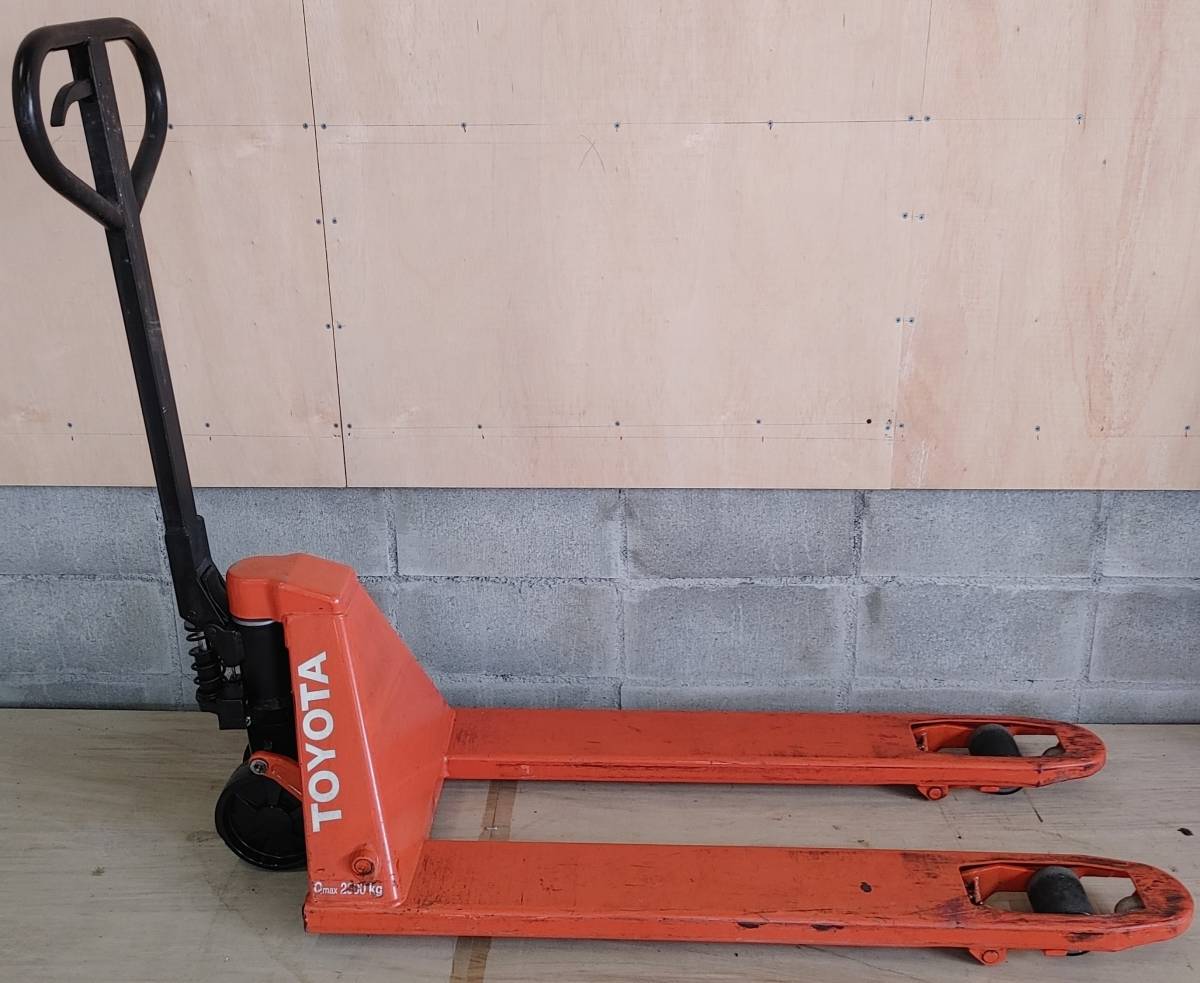 自配or直引 TOYOTA L＆F ハンドフォーク BT-HP23 ハンドリフト パレットトラック QUICK LIFT トヨタ C2307 ...