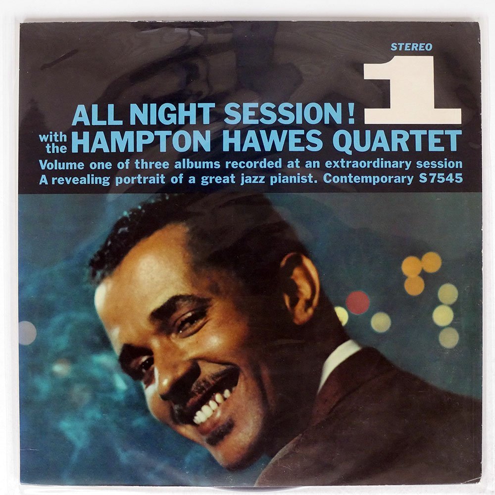 米 HAMPTON HAWES QUARTET/ALL NIGHT SESSION VOL.1/CONTEMPORARY S7545(ジャズ ...