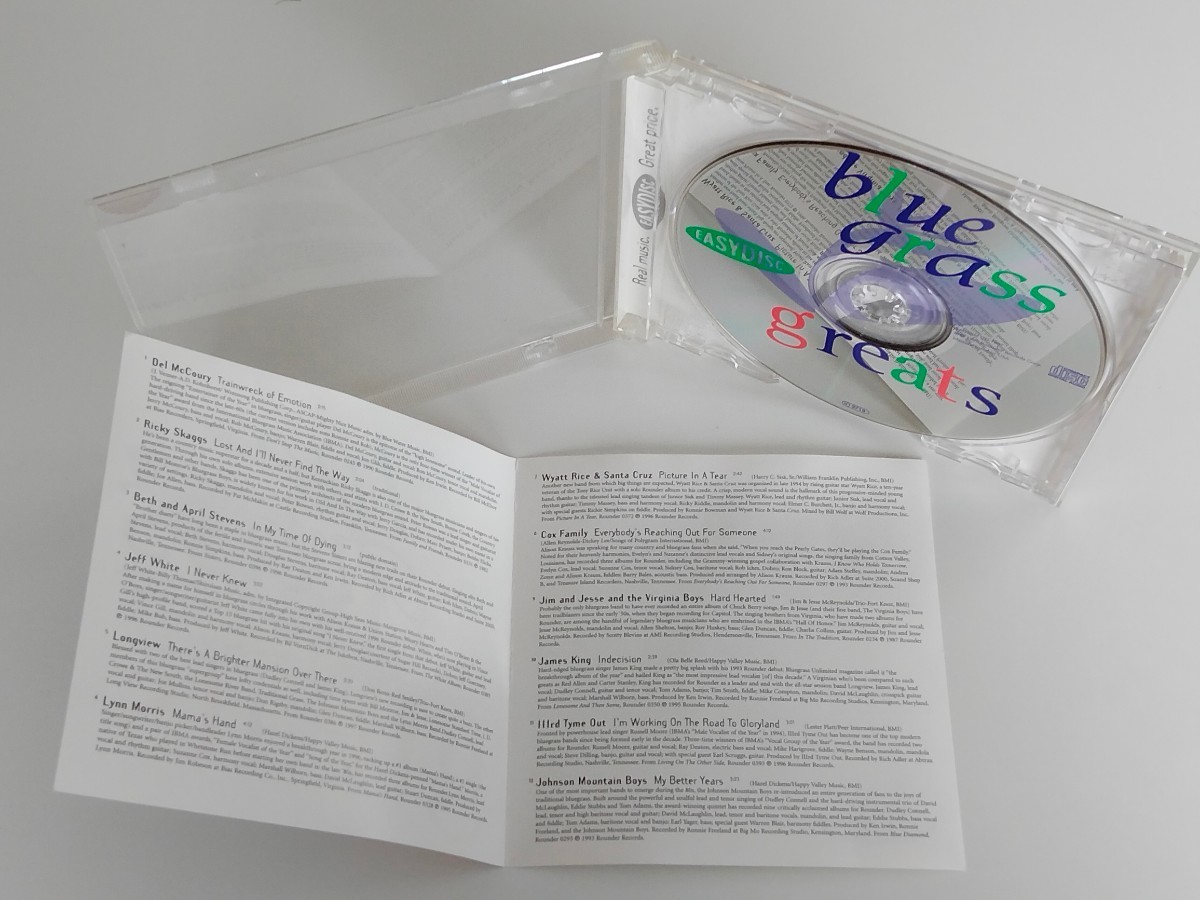 VA/ BLUEGRASS GREATS CD ROUNDER RECORDS US EDCD7007 97年コンピ Ricky Skaggs ...