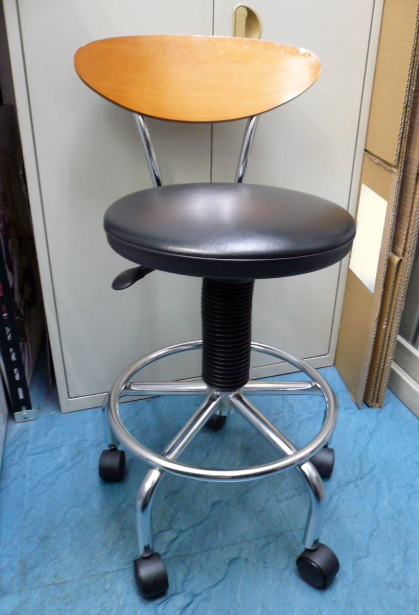 カウンターチェアー キャスター付き CB-388 山善 YAMAZEN(金属製フレーム)｜売買されたオークション情報、yahooの商品情報をアーカイブ公開 - オークファン（aucfan.com）