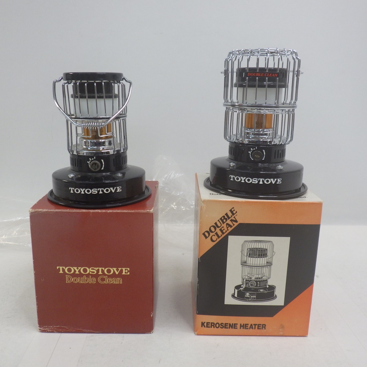 TOYOSTOVE TABLE LIGHTER まとめて2点セット/レトロストーブ形 ガスライター 箱入り/アンティーク インテリアなどに ...