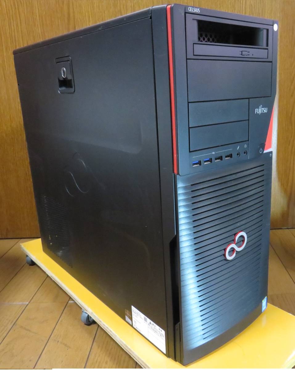 激速 富士通 CELSIUS M740 Xeon E5-2690v3 3.50GHz メモリ32GB SSD 480GB Quadro ...
