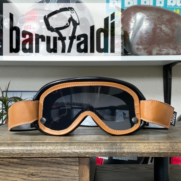 コラボモデル BARUFFALDI SPEED 4 GOGGLE バルファルディ スピード4 ゴーグル タン フリー バイク ジェット ...