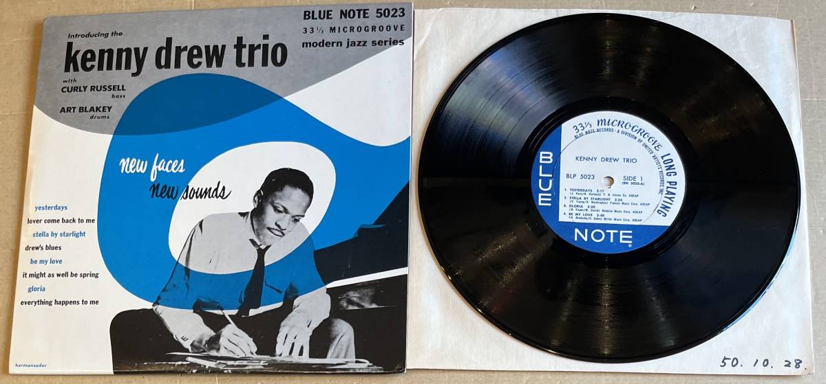 Blue Note US盤/10inch ケニー ドリュー / New Faces New Sounds Introducing The ...