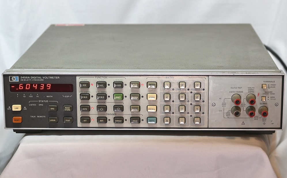 HP 3456A 6-1/2 桁 デジタル マルチメータ ヒューレット パッカード Agilent KeySight DIGITAL ...