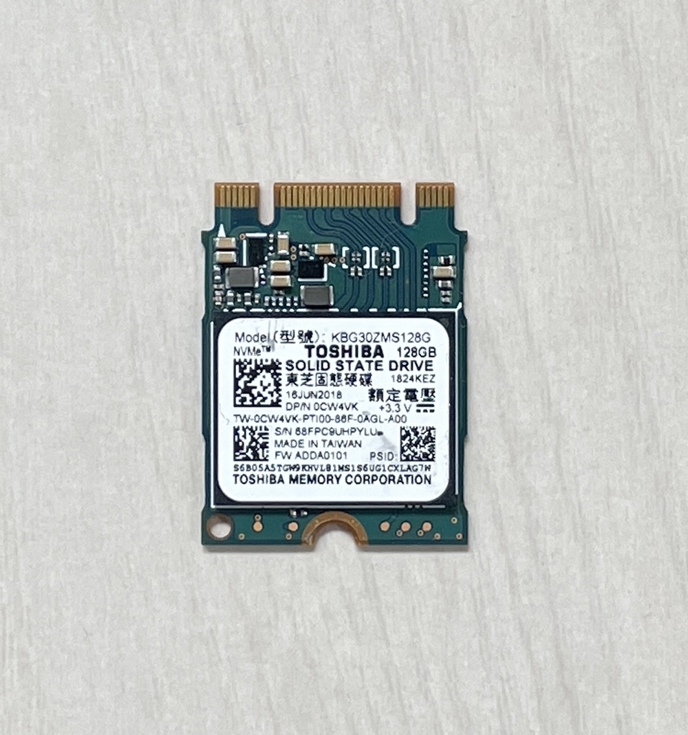 NVMe PCIe M.2 SSD 128GB 2230 2枚+Intel OPTANE MEMORY 16GB 2枚 計4枚セット 品 ...