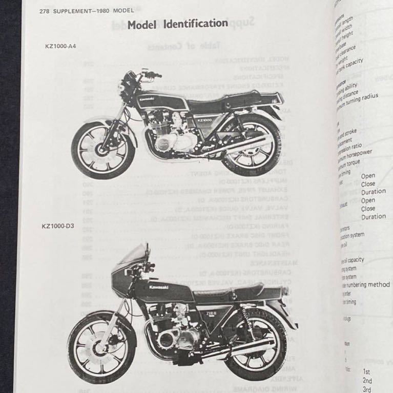1978 1979 1980 KZ1000-A2A/A3A/A4/D3/H1 Z1000MK2 MKⅡ Z1R-Ⅱ ZⅠR-2 カワサキ 純正 ...