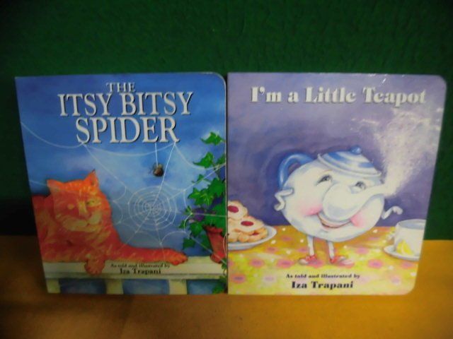 洋書絵本 イザ トラパニ I’m a Little Teapot/ The Itsy Bitsy Spider Iza Trapani(洋書 ...