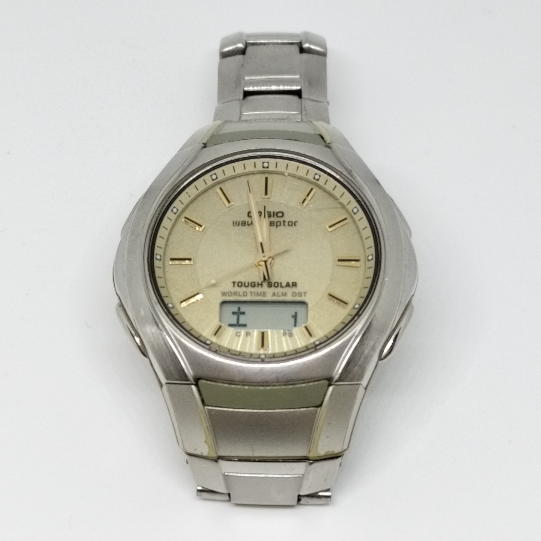 4735 カシオ タフソーラー ウェーブセプター CASIO wave ceptor 3311 WVA-420J TOUGH SOLAR ...