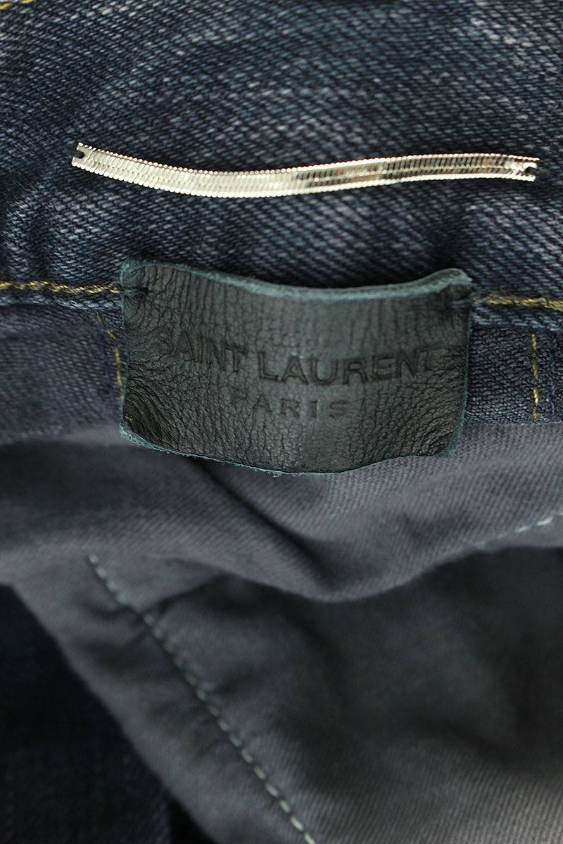 サンローランパリ SAINT LAURENT PARIS 13AW 328936 Y691B サイズ:32インチ オーバーダイ ダメージ加工 ...