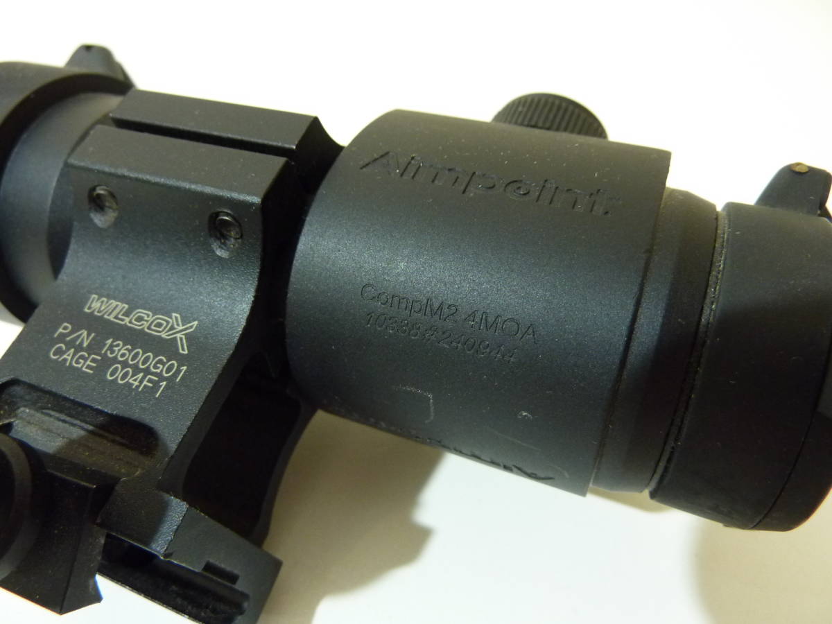 AIMPOINT CompM2 4MOA ドットサイト WILCOX P/N13600G01 CAGE 004F1 マウント 激安 爆安 1円スタート(パーツ)｜売買されたオークション情報 ...