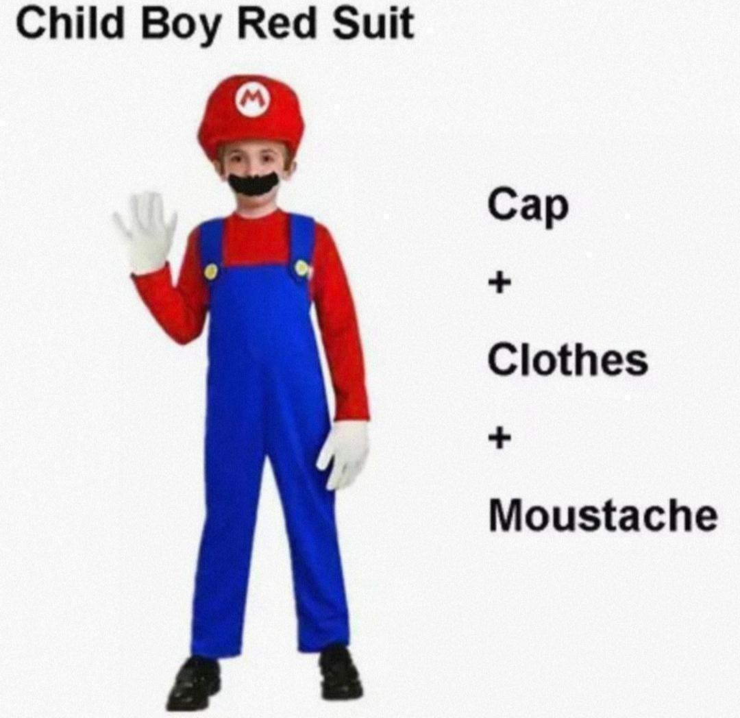 B56スーパーマリオ仮装 ハロウィンコスプレ子供 キッズ 赤 XL130-140(コスプレ衣装)｜売買されたオークション情報、yahooの商品情報をアーカイブ公開 - オークファン ...