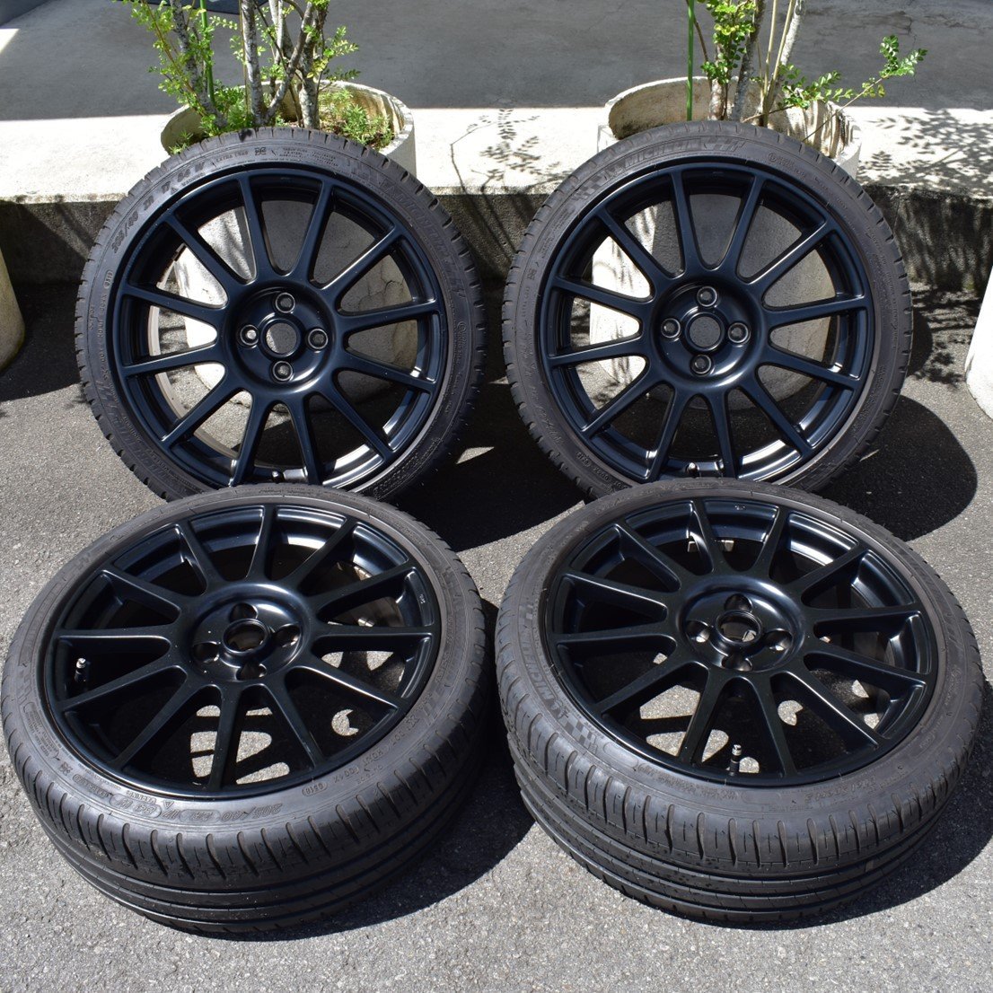 ABARTH アバルト 595 COMPETIZIONE コンペティツィオーネ 純正ホイール タイヤ セット 7J×17 205/40ZR17 84W(ラジアルタイヤ)｜売買されたオークション ...