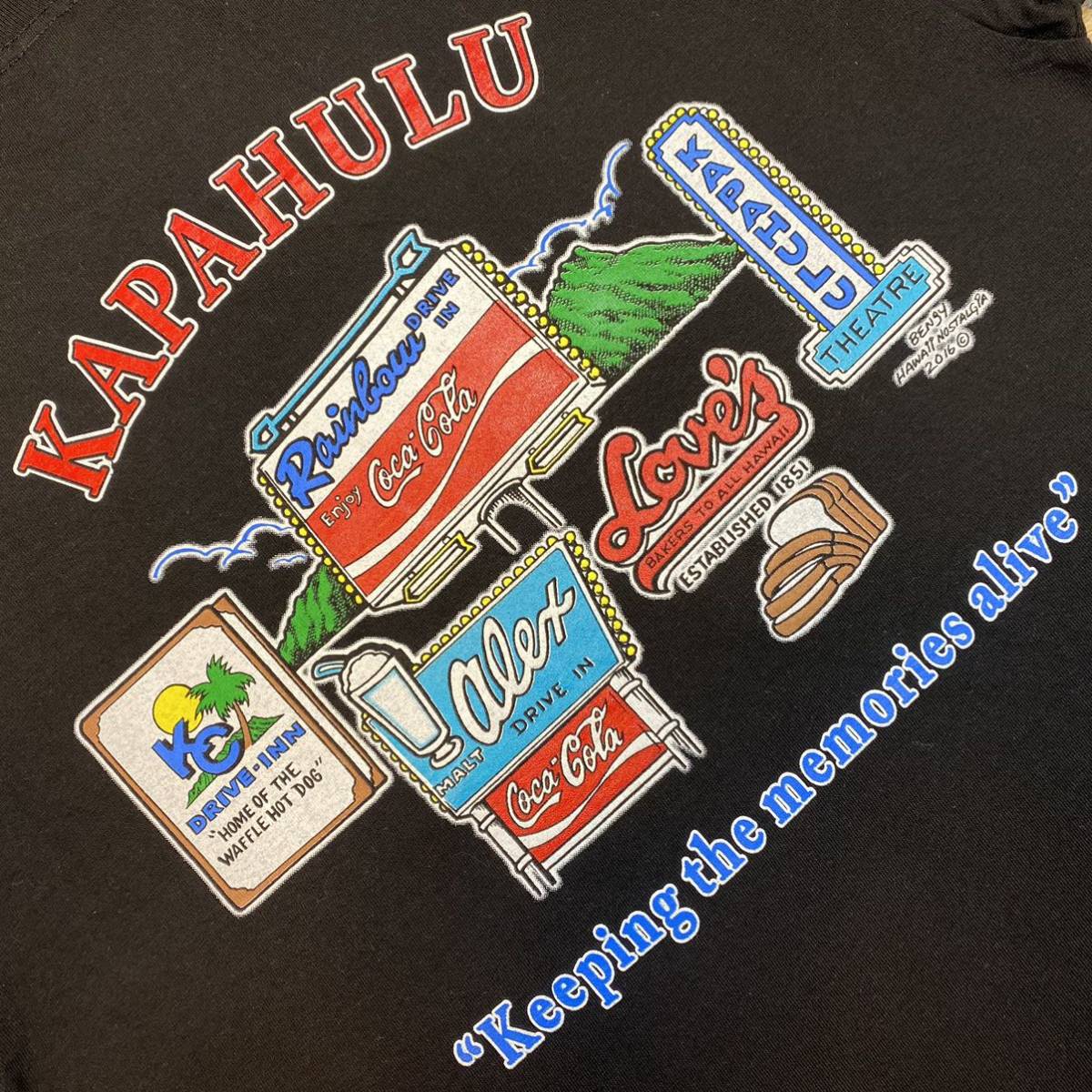 激レア入手困難 絵柄雰囲気抜群 HAWAIIハワイKAPAHULUカパフルRainbow DRIVE-INレインボードライブインALSTYLE ...