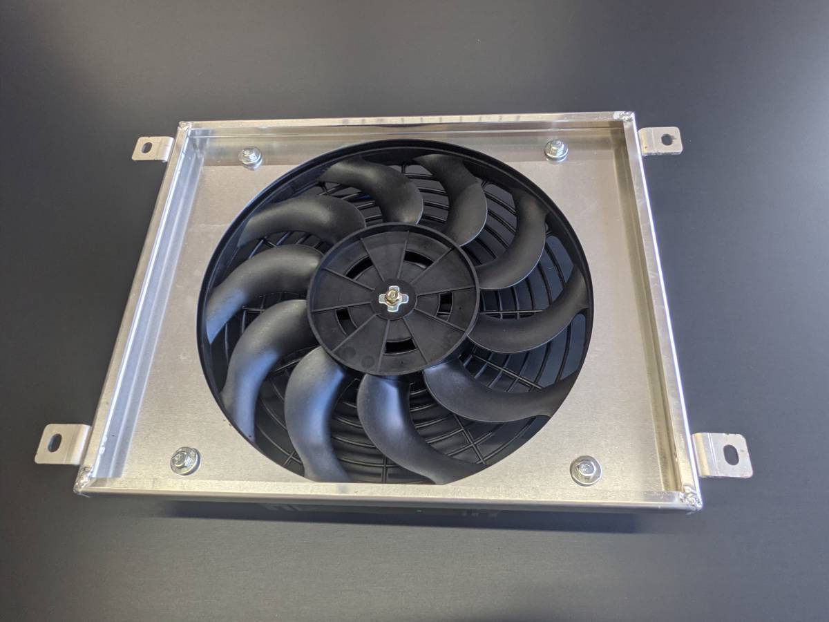 スズキ ジムニー JA11汎用電動ファン アルミファンシュラウド付き 軽量/電動ファン可 アルミラジエター JA11JA22 ...