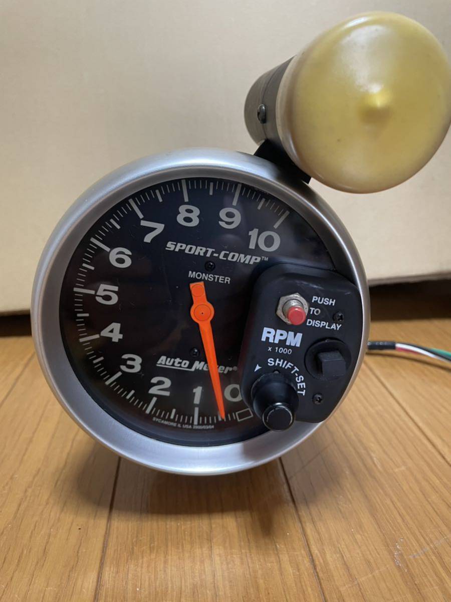 当時物 AUTOMETER オートメーター SPORT-COMP シフトライト付き(タコメーター)｜売買されたオークション情報、yahooの商品情報をアーカイブ公開 - オークファン ...