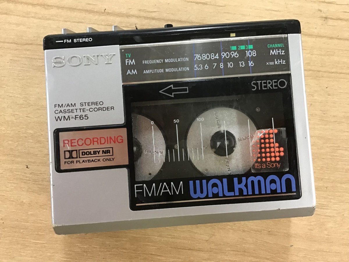 SONY WM-F65 ソニー walkman カセットプレーヤー ウォークマン ジャンク品 1018W(録音、再生)｜売買されたオークション ...