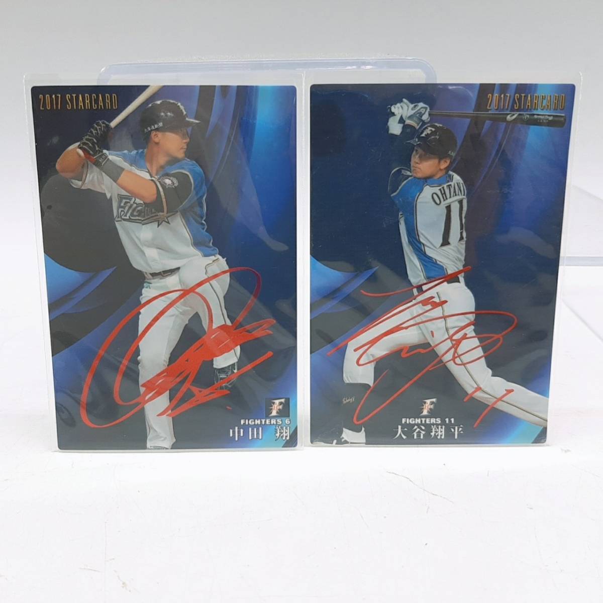 e296 1円スタート 2017 カルビー プロ野球カード サインカード 赤箔 大谷翔平 中田翔(2014年～)｜売買されたオークション情報、yahooの商品情報をアーカイブ公開 ...