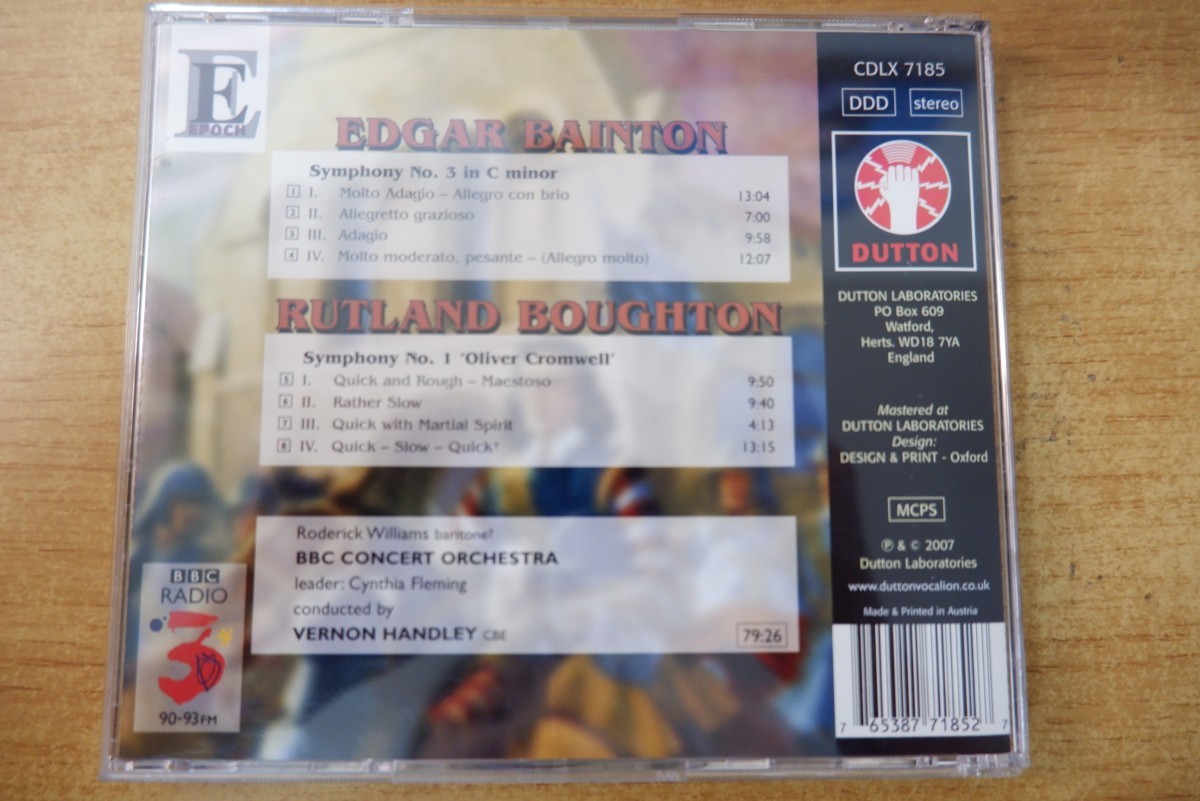 CDj-8848 BBC Concert Orchestra Vernon Handley Roderick Williams ...