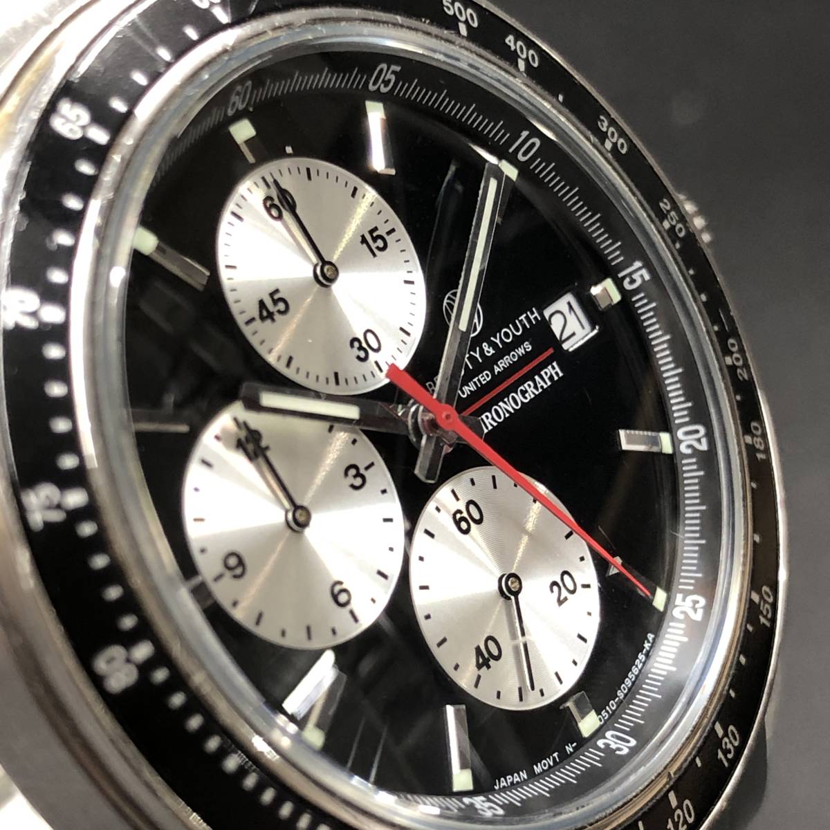 BEAUTY&YOUTH UNITED ARROWS メンズ 腕時計 クォーツ アナログ 0510-S064198 クロノグラフ デイト 菊RH(その他)｜売買されたオークション情報 ...