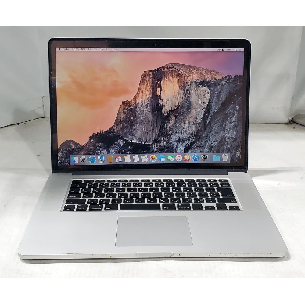 1円 Apple MacBook Pro A1398 MGXA2J/A Mid2014 /i7-4770HQ 2.20GHz/メモリ16GB ...