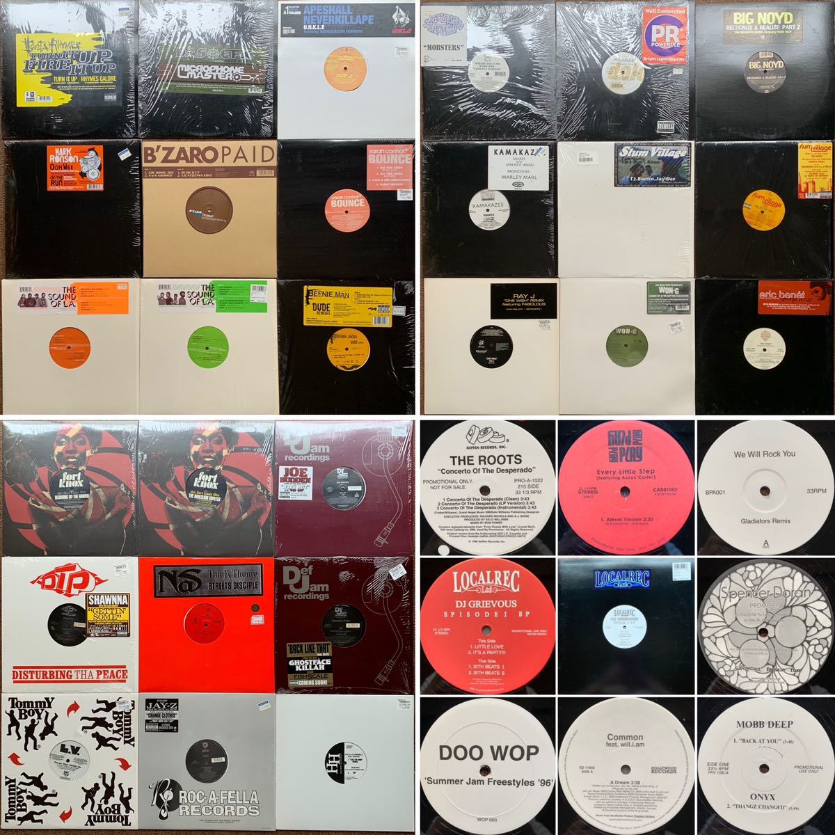 お得セット HIP HOP R&B レコード 60枚セット B'ZARO Eric Benet Ghostface Killah Jay-Z ...
