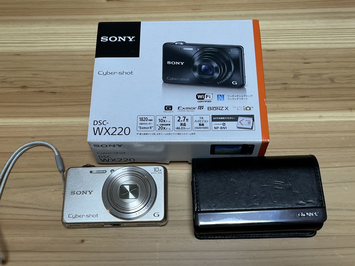 SONY ソニー Cyber-shot DSC-WX220 バッテリー付き コンパクトデジタルカメラ コンデジ(ソニー)｜売買された ...