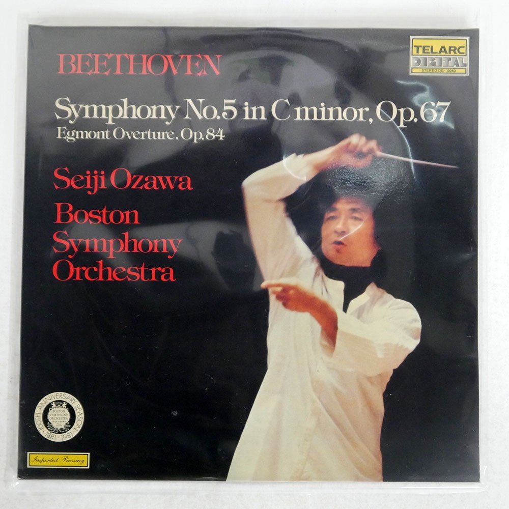 独 SEIJI OZAWA/BEETHOVEN:SYMPHONY NO. 5 IN C-MINOR OP. 67 / EGMONT ...
