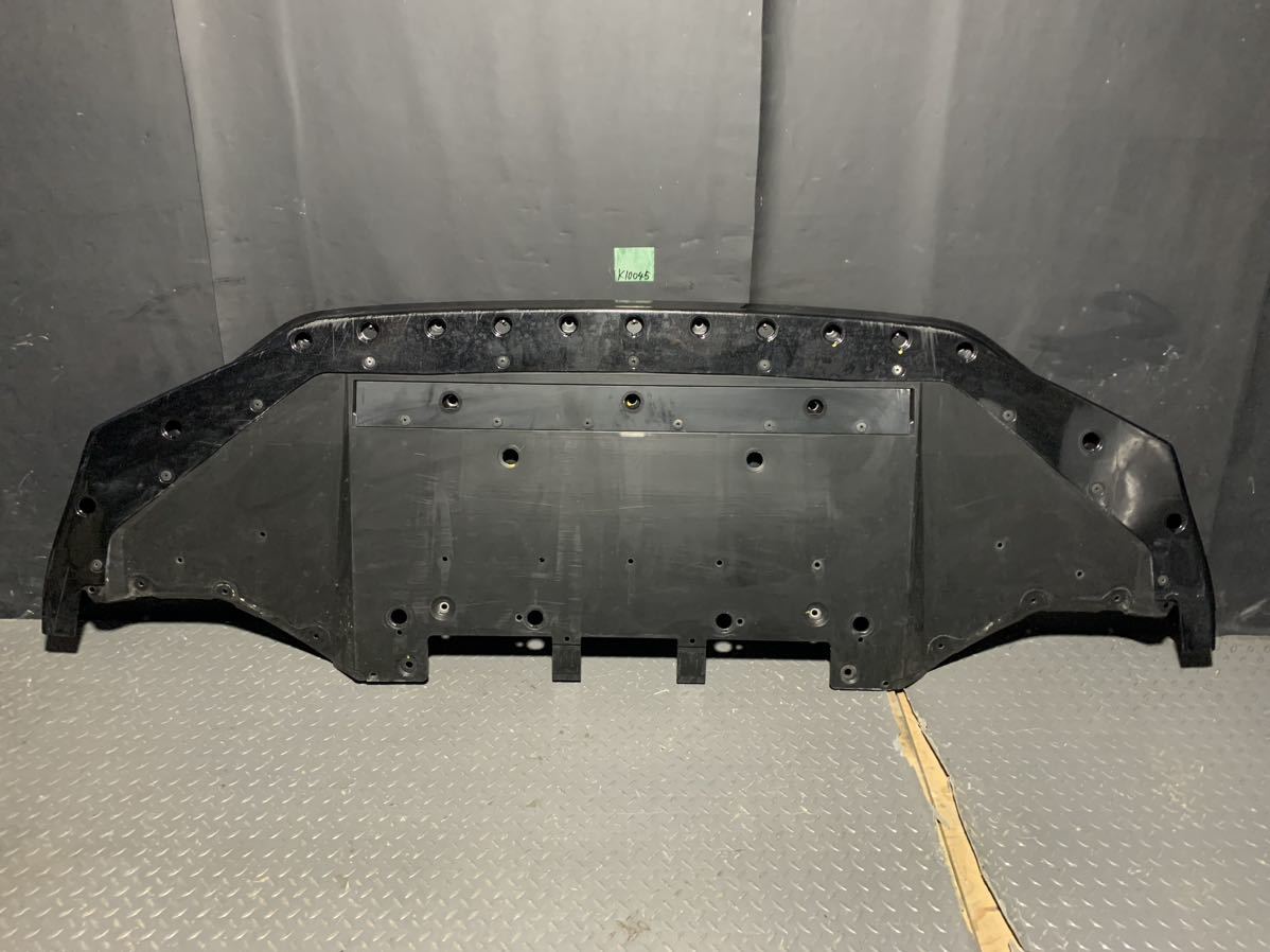 R35 GTR GT-R 後期 MY20 フロント アンダーカバー ディフューザー リップ スポイラー 75830-6AV0A 黒ラメ 日産 ...