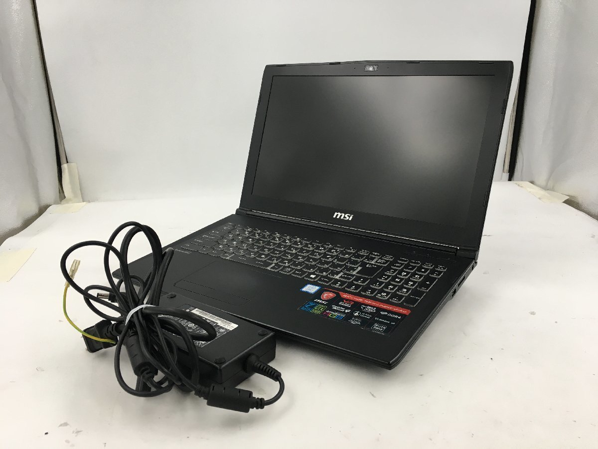 MSI ノートPC/Core i7 7700HQ 第7世代 /SSD 256GB HDD 1TB MS-16JB Blanccoにて消去済み ...