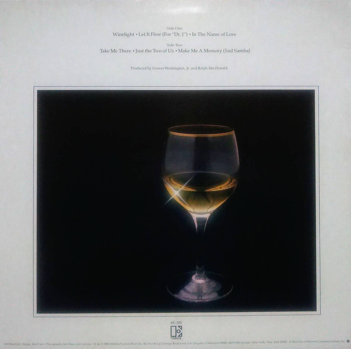LP Jazz Soul Grover Washington Jr. Winelight オリジナル US盤 Just The Two Of ...