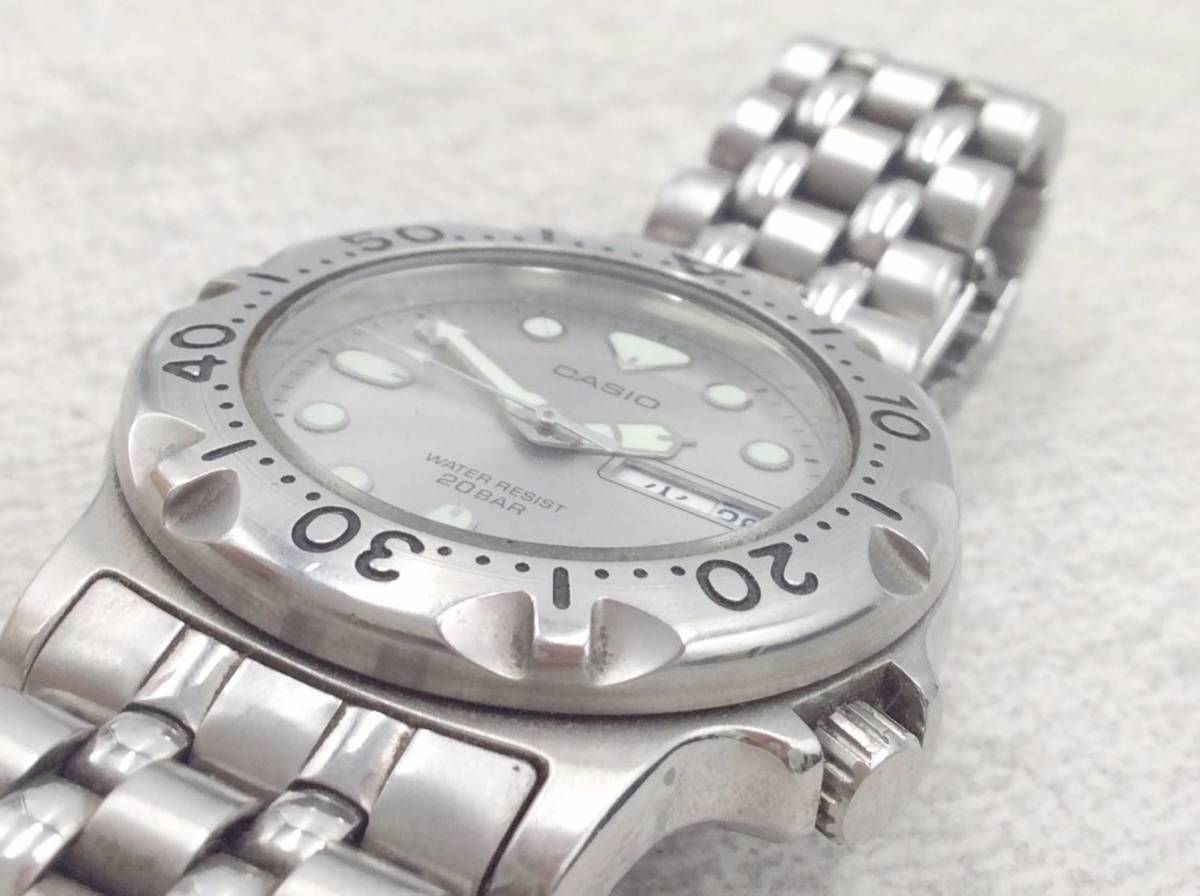 時計 CASIO カシオ MD-724 クオーツ メンズ 腕時計 現状品(その他)｜売買されたオークション情報、yahooの商品情報を ...