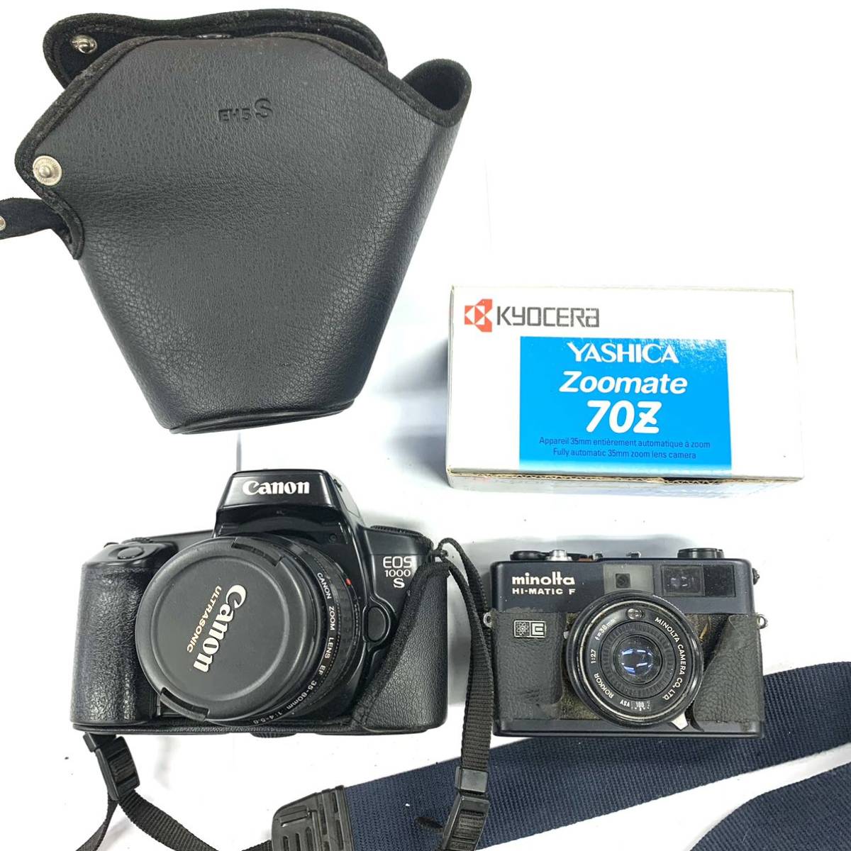 E059 フィルムカメラ まとめ Canon キャノン EOS 1000 S MINOLTA HI-MATIC F ミノルタ ジャンク品 訳あり(コンパクトカメラ)｜売買されたオークション情報 ...