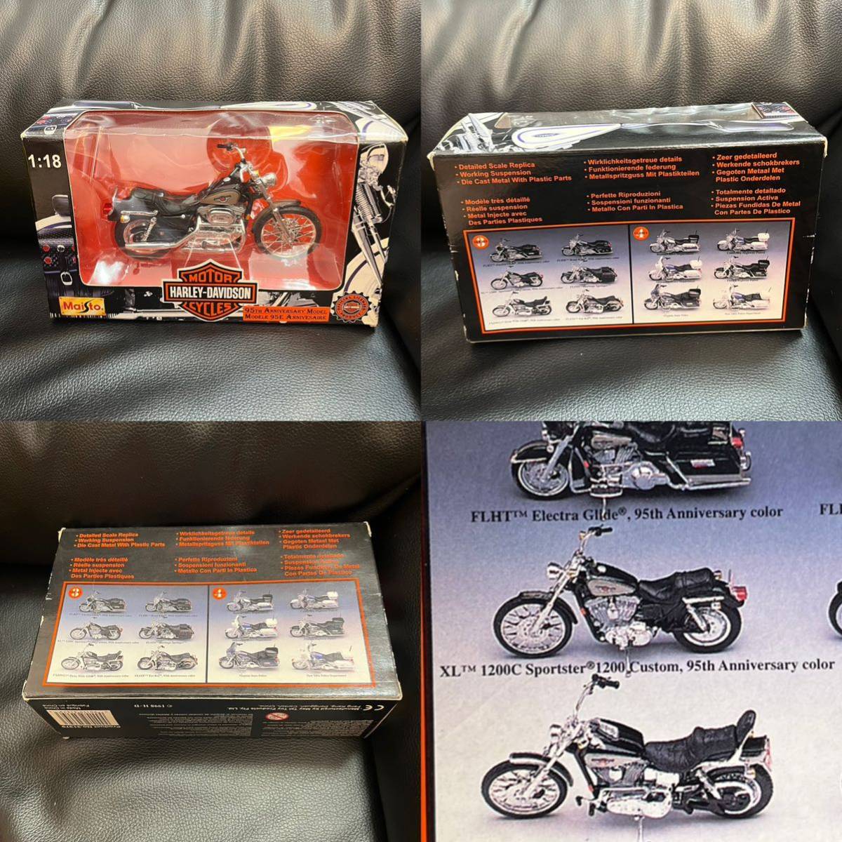 1/18 ハーレーダビッドソン HARLEY-DAVIDSON XL 1200C Sportster スポーツスター 95th ...