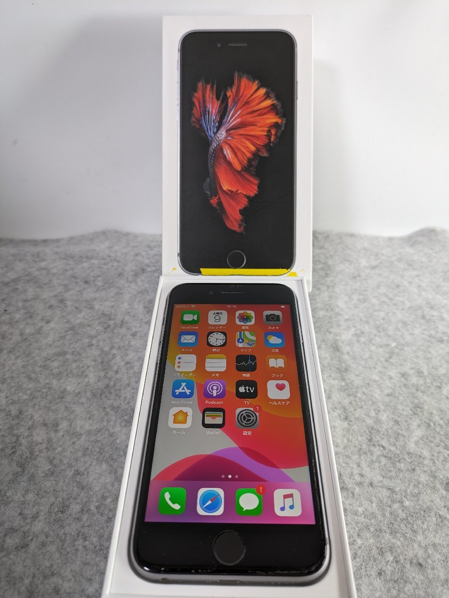 Apple iPhone 6S MN0W2J/A 32GB データ消去 リセット済 iOS13.6.1 SIMロック解除済 バッテリー最大容量88% 箱付き スマホ / 30 ...