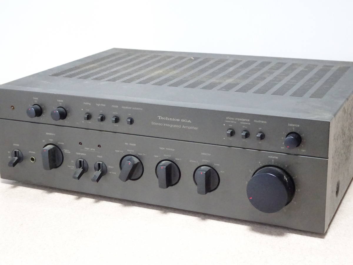 ai Technics テクニクス プリメインアンプ SU-8080 オーディオ機器 1977年頃(テクニクス)｜売買されたオークション情報、yahooの商品情報をアーカイブ公開 ...